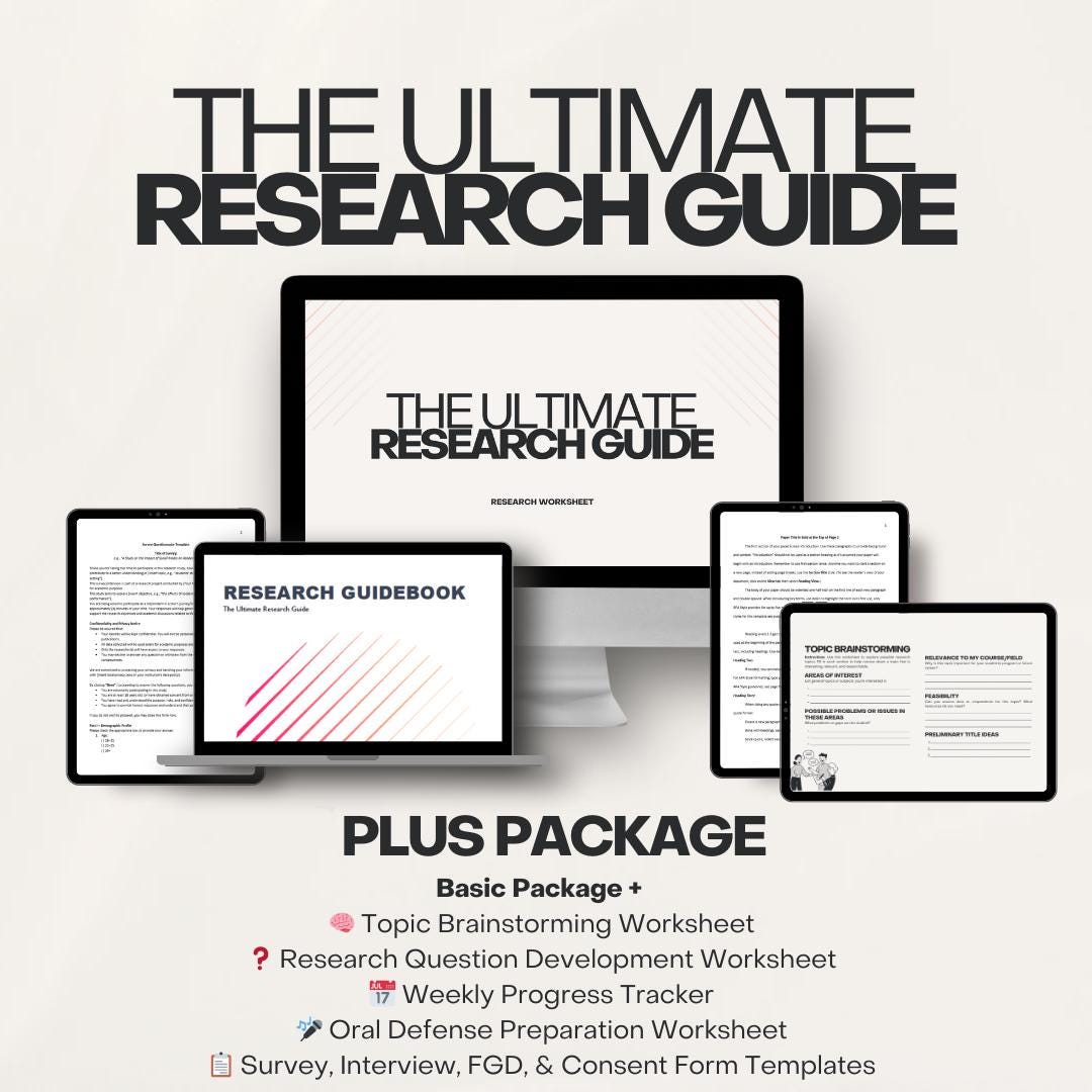 The Ultimate Research Guide - Plus - Etsy