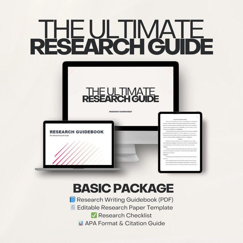 The Ultimate Research Guide - Basic - Etsy