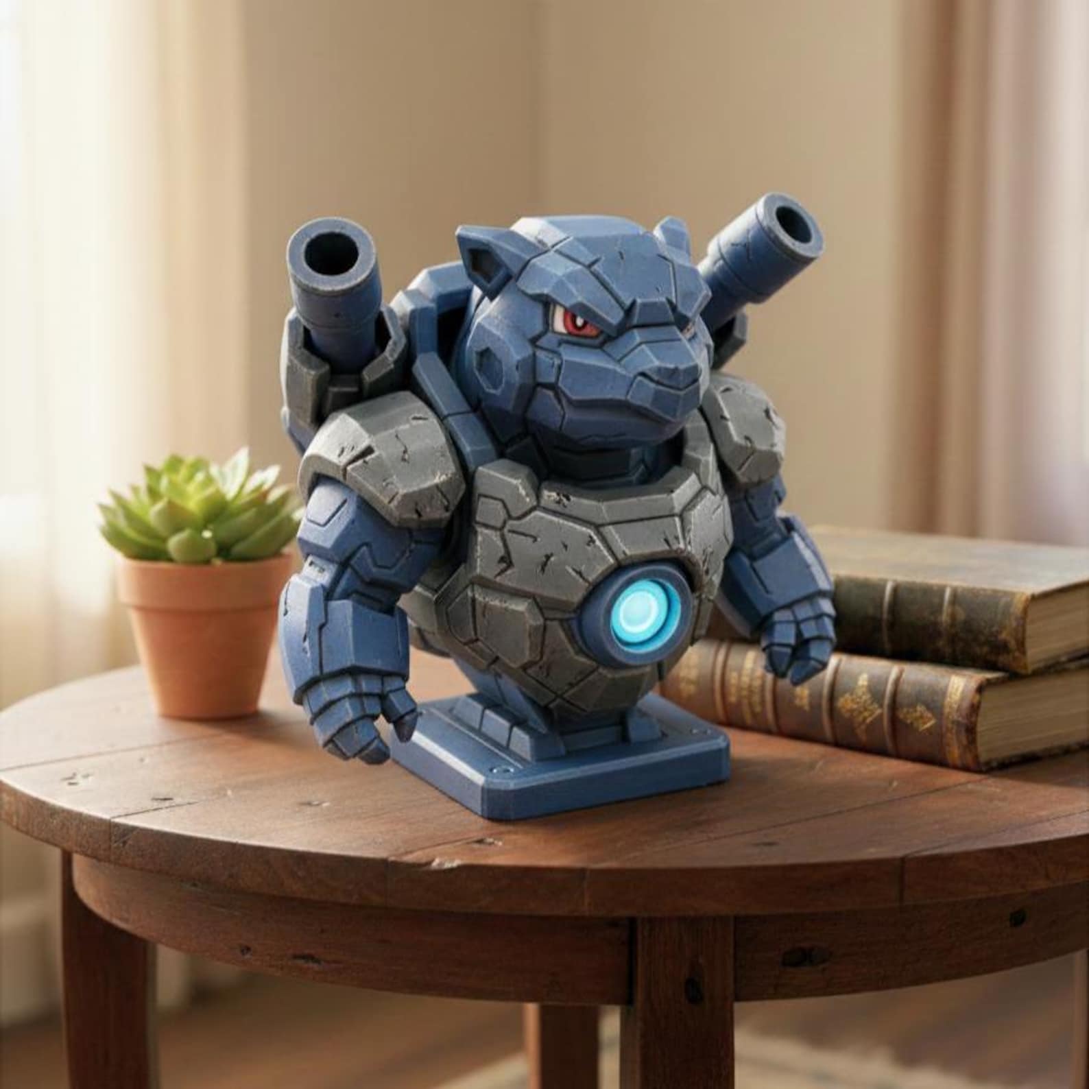 Blastoise Mechanized Pokemon Statue / Display Figurine Hobby Painting ...