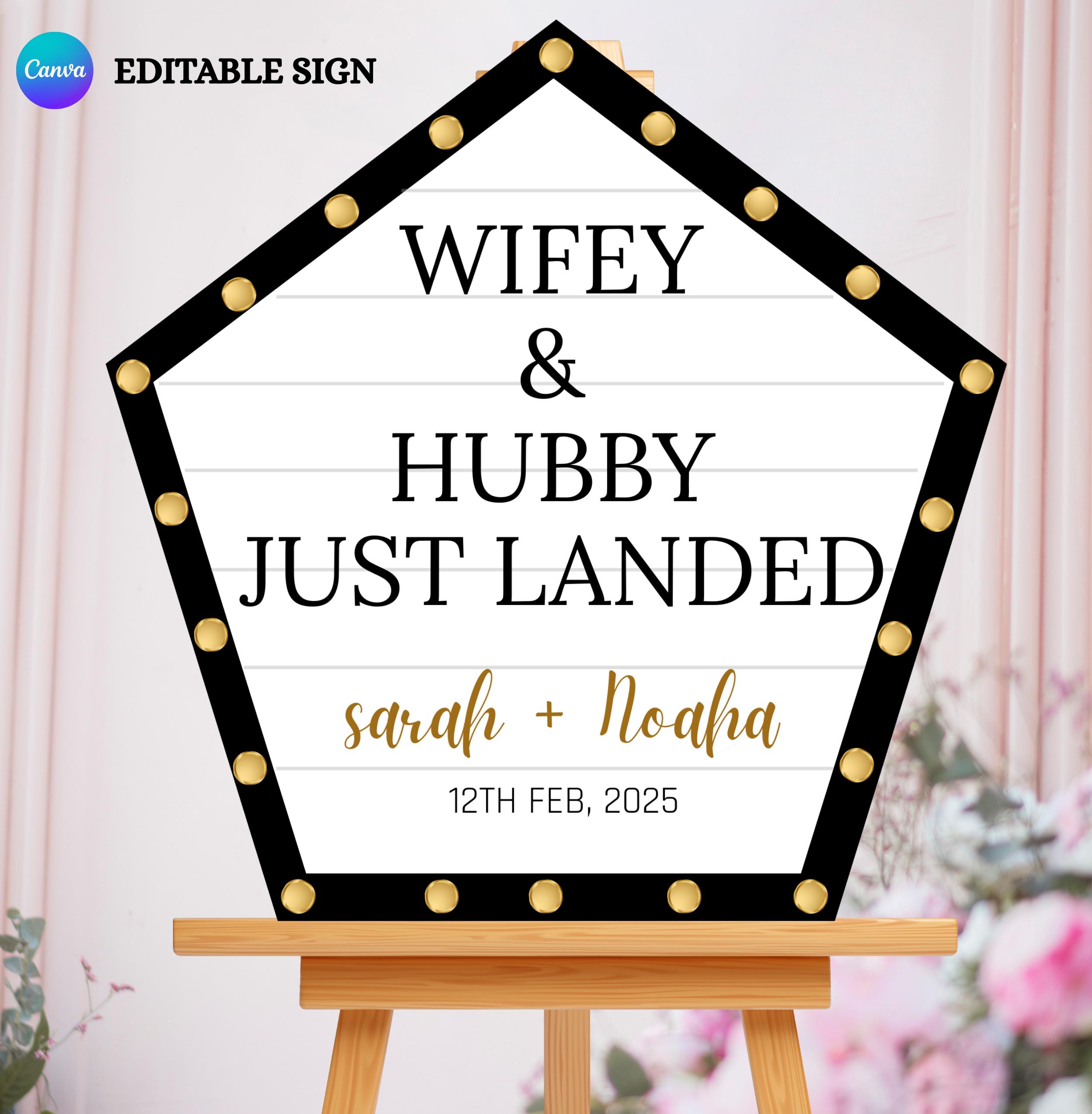 Editable Wedding Marquee Sign Template, Wedding Bottle Service Sign ...