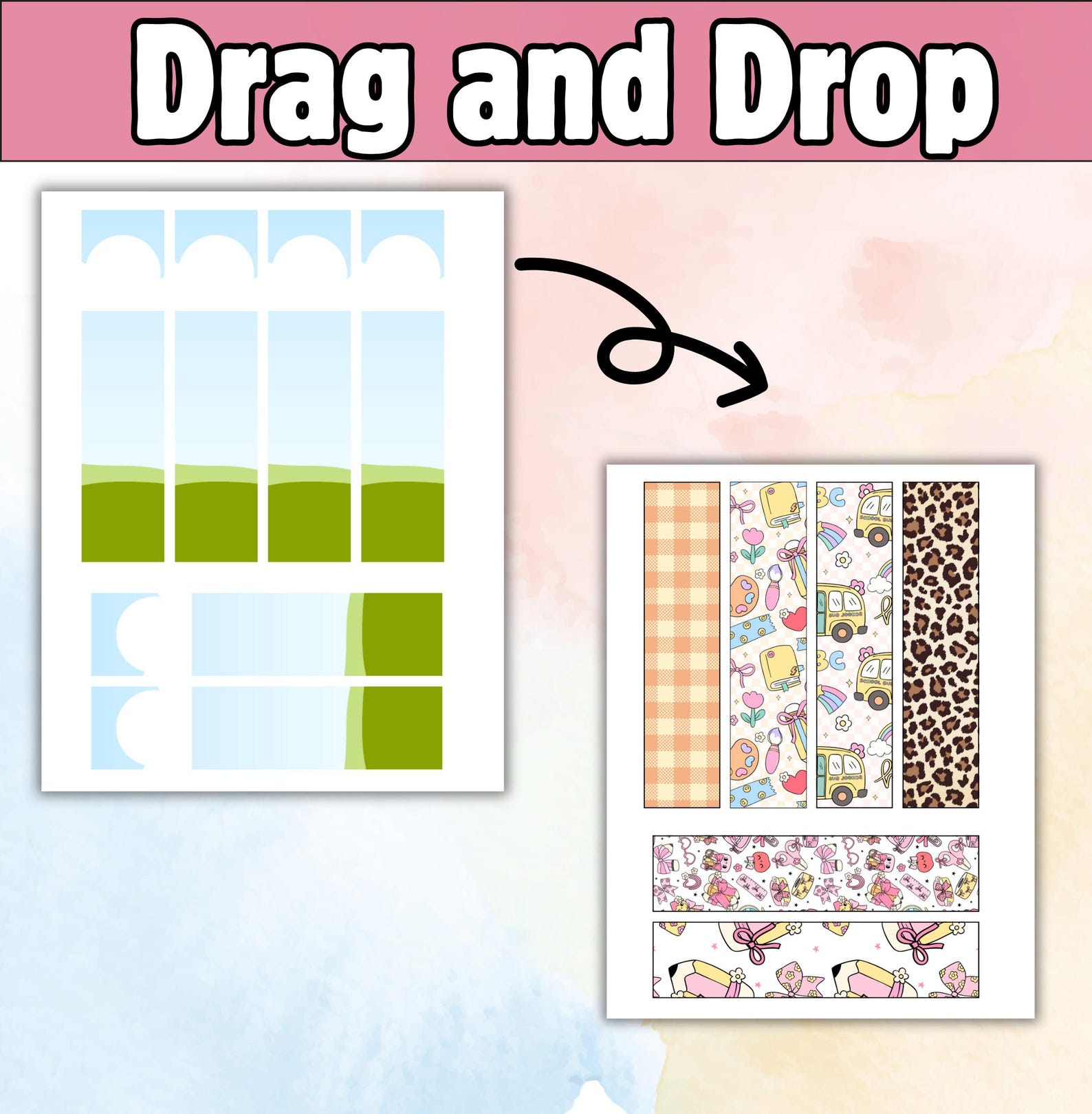 Bestseller Pencil Wrap Template Canva, Pencil Label Template,printable ...