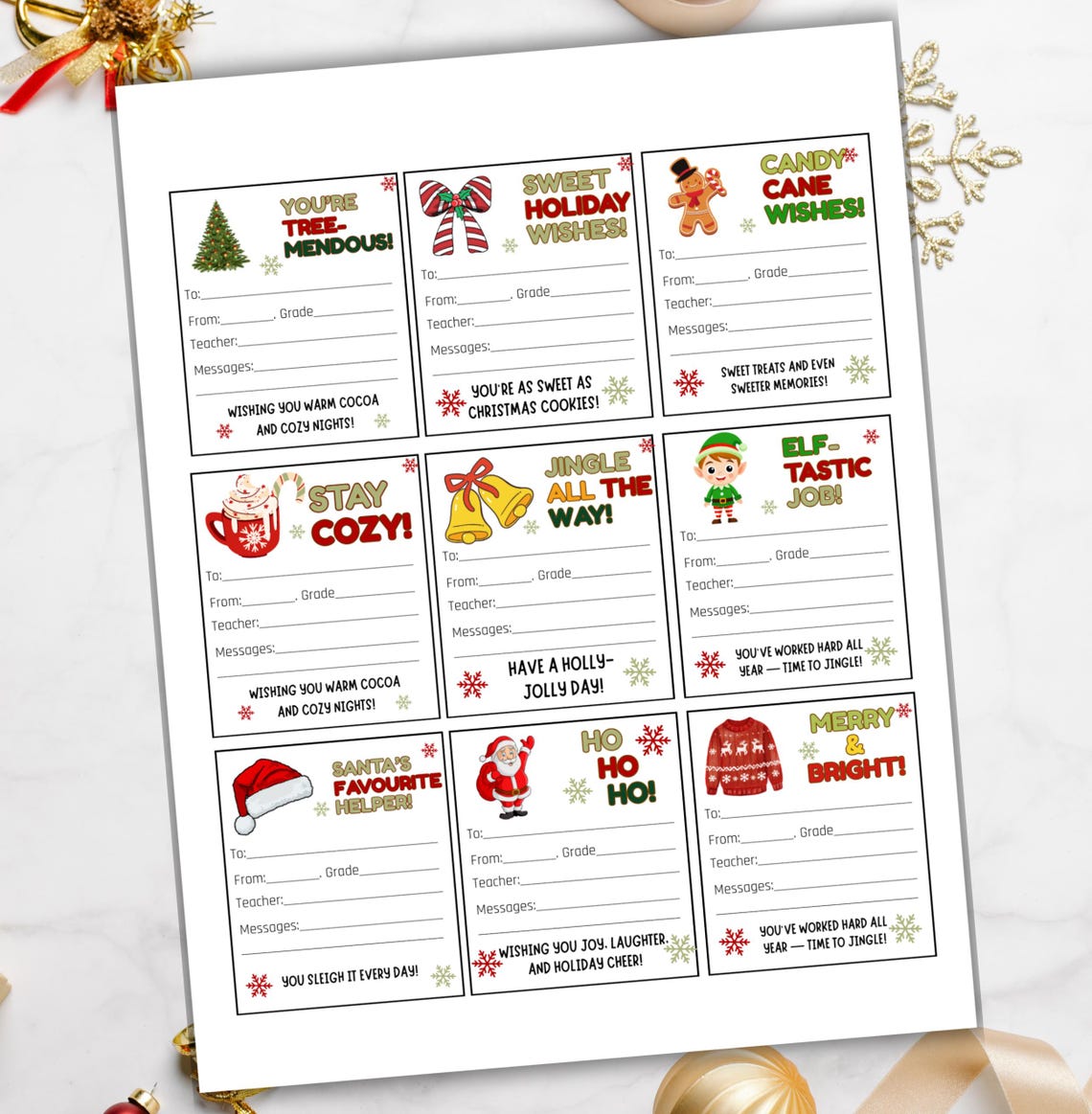 Editable Holiday Gram Flyer, Christmas Gram Flyer, Christmas Gram ...