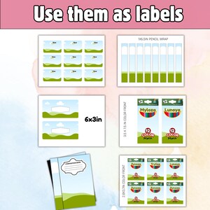 Editable Composition Book, Pencil, and Pencil Box Template, Drag N Drop ...