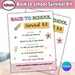EDITABLE Back to School Survival Kit, First Day of School Gift Tag ...