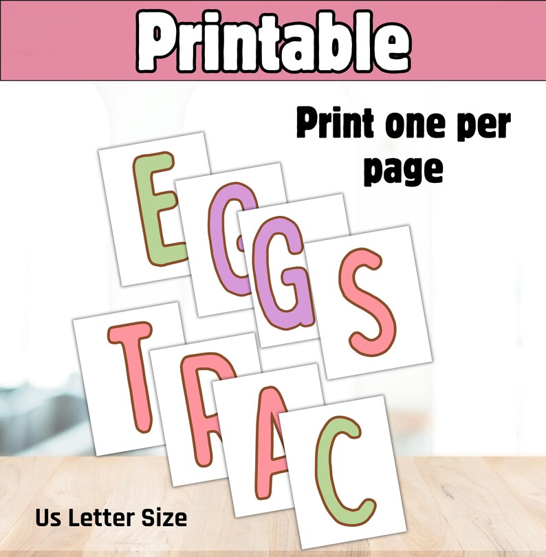 Easter Egg Bulletin Board Printable | April | Spring | Activity ...