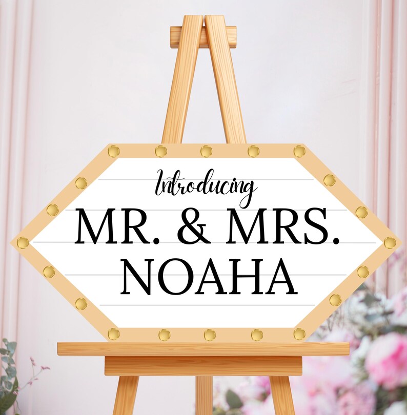 Beige Wedding Marquee Sign Template, Wedding Bottle Service Sign ...