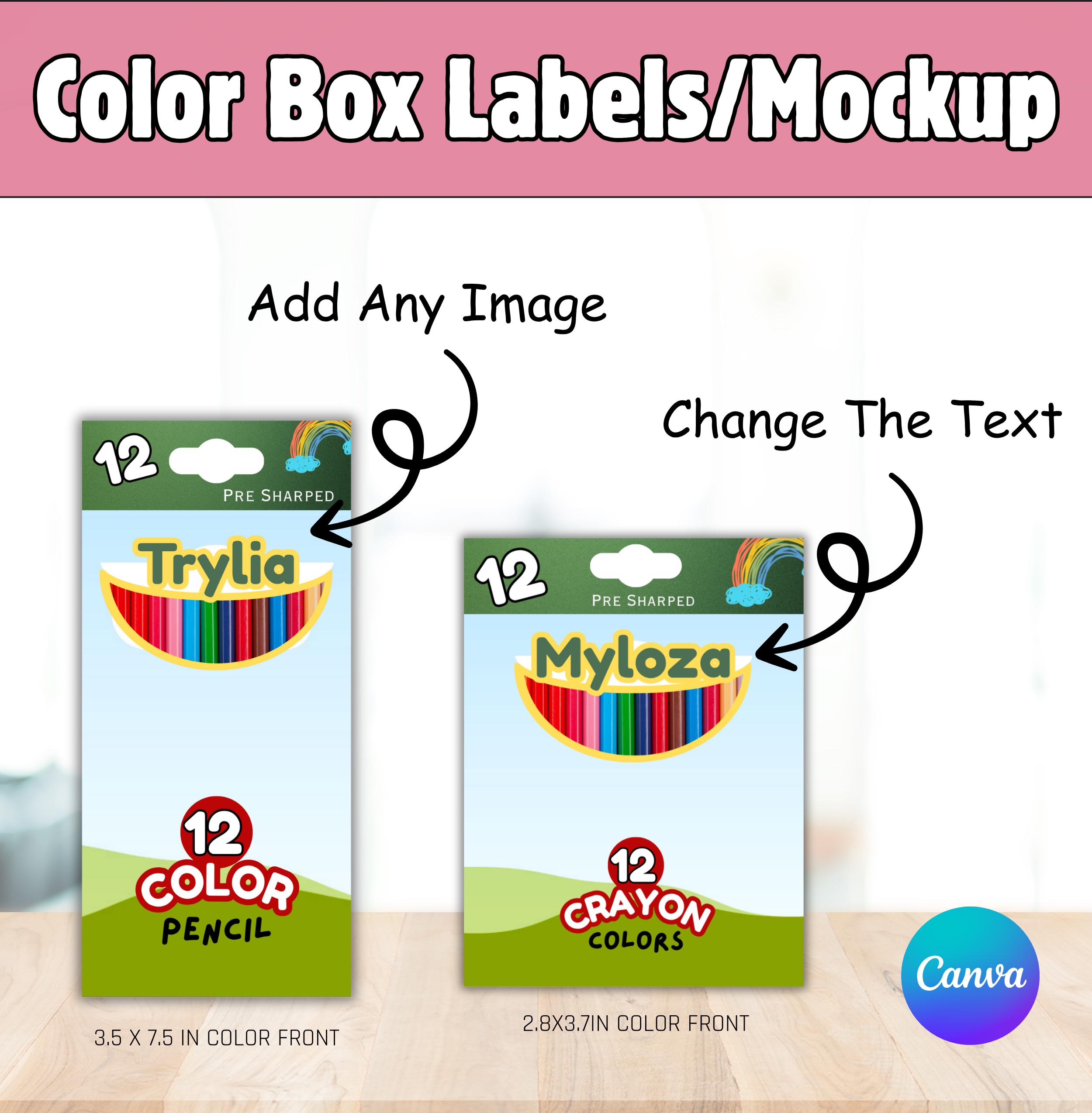 Editable Composition Book, Pencil, and Pencil Box Template, Drag N Drop ...