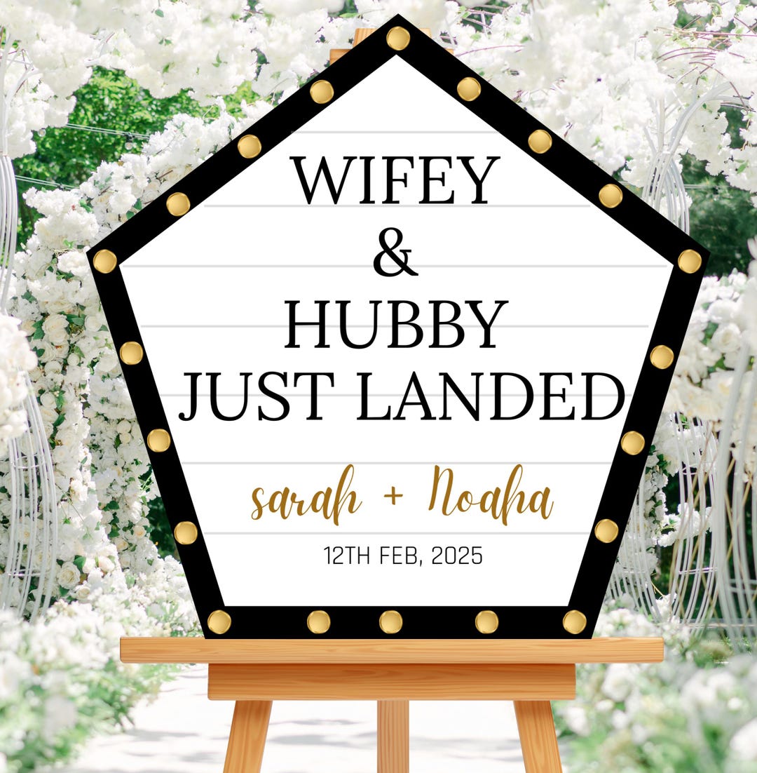 Editable Wedding Marquee Sign Template, Wedding Bottle Service Sign ...