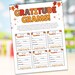 Thanksgiving Gratitude Grams Printable | PTA Fundraiser Template ...
