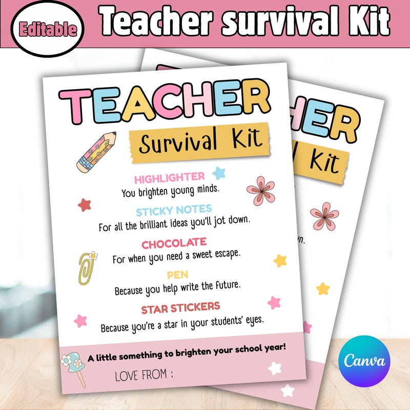 Staff Survival Kit - Etsy
