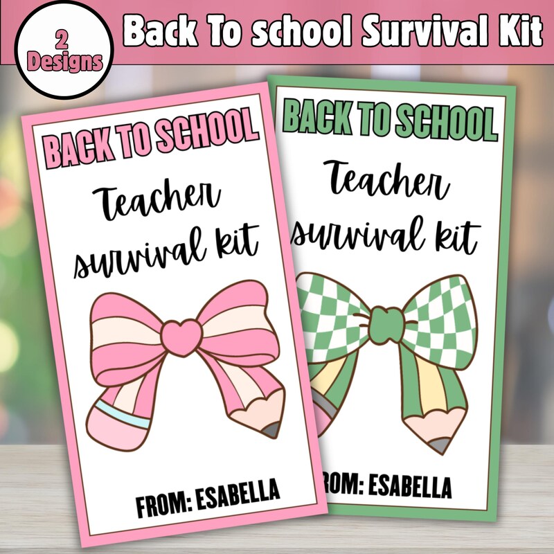 Teacher Survival Kit - Etsy
