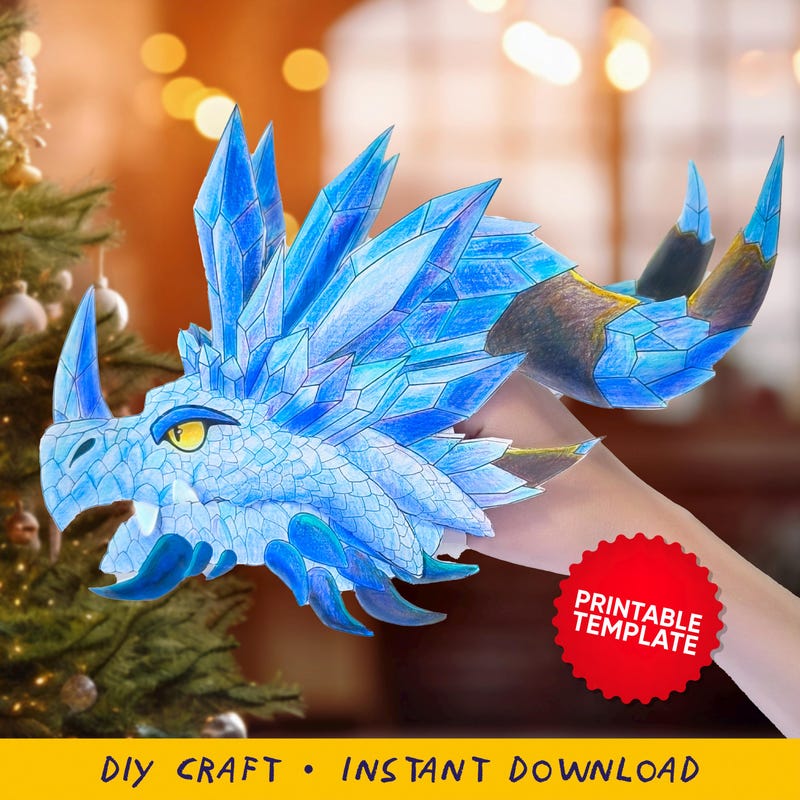 Forkscales Dragon Puppets - Etsy