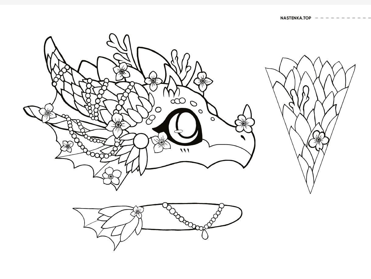 Paper Dragon Puppet Pearlie | DIY Printable Craft | Print-ready Pdf ...