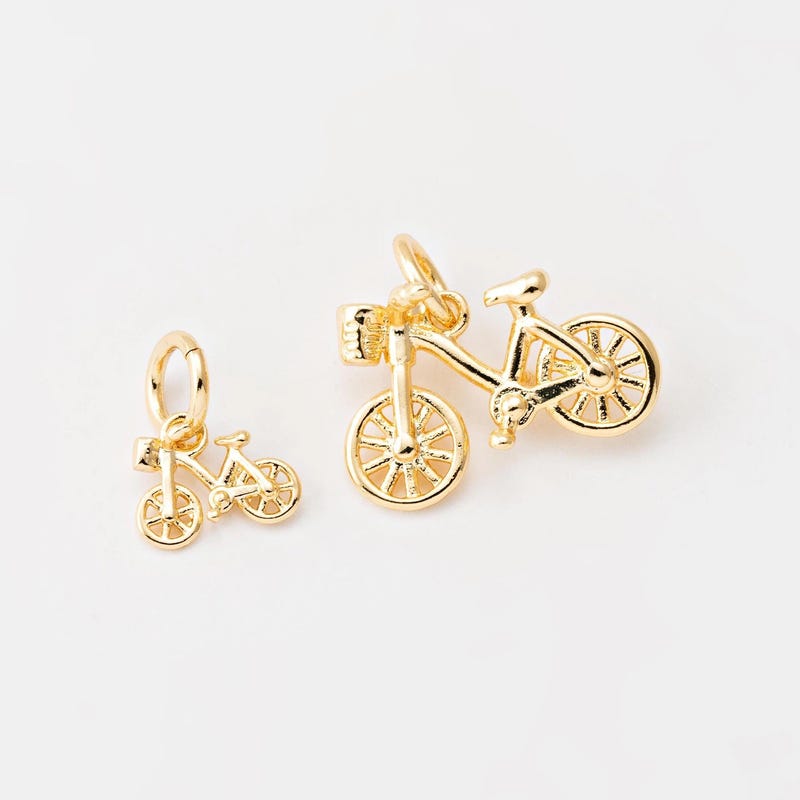 Bicycle Charm - Etsy