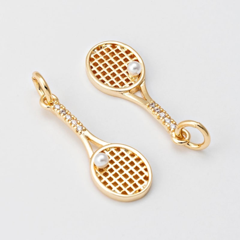 Tennis Racket Charms - Etsy
