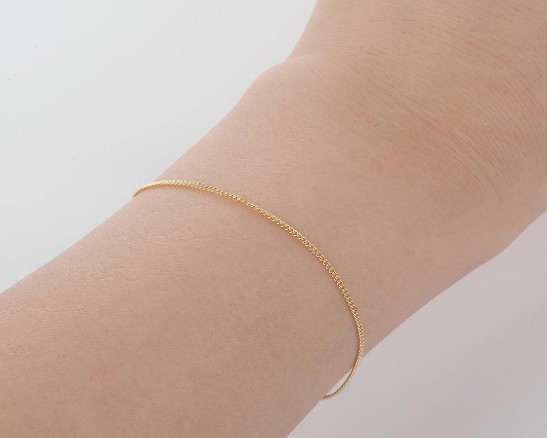1 Meter - Curve Chain 1.2mm X 1.2mm Polished Gold Plated Over Brass ...