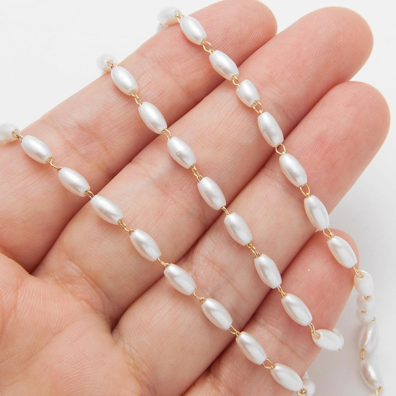 Beaded Necklace 50 Cm - Etsy