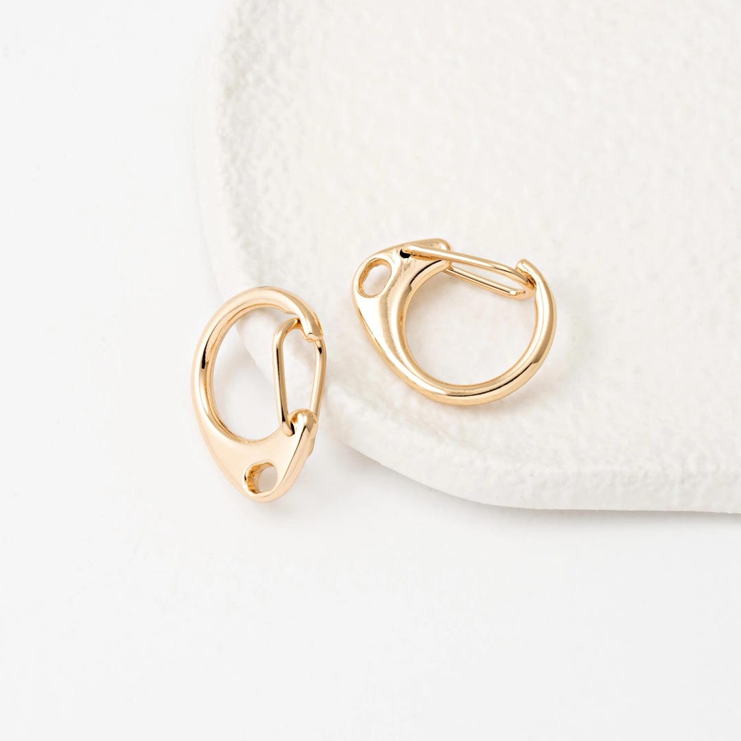 4PCS - Gold Clasps, Round Clasps, Bag Gold Hook, Basic Supplies ...