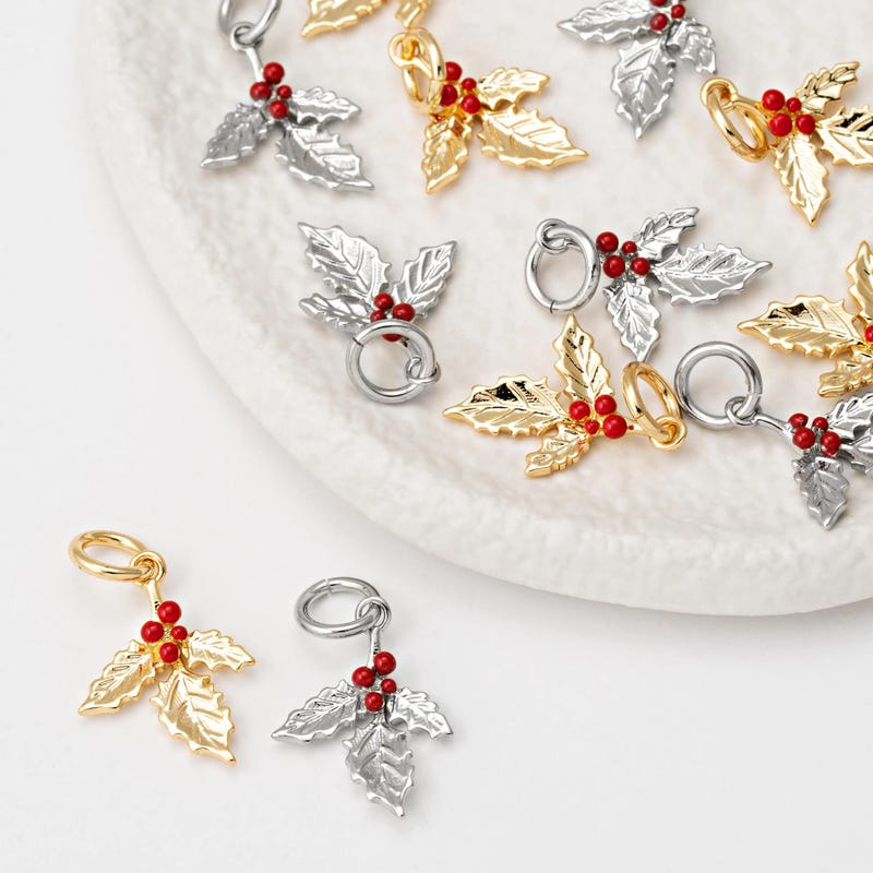 Holly Berry Gold Jewelry - Etsy
