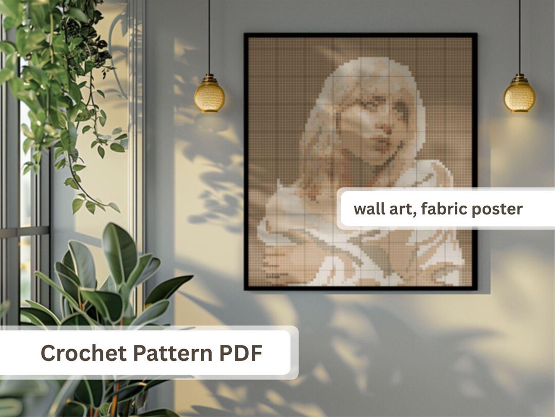 Billie Eilish Happier Than Ever Crochet/cross Stitch Pattern Aesthetic Blanket - Etsy