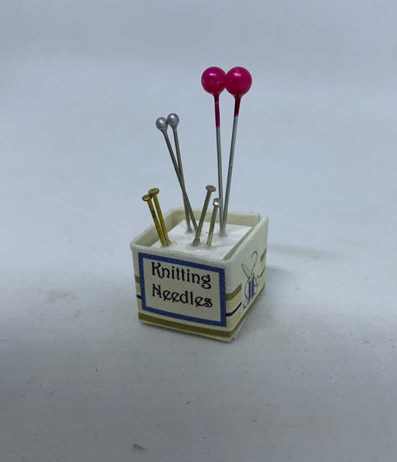 Dolls House Miniatures Knitting Needles Box - Etsy Hong Kong