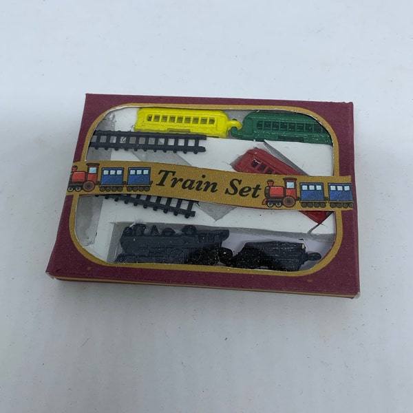 Miniature Train Set - Etsy