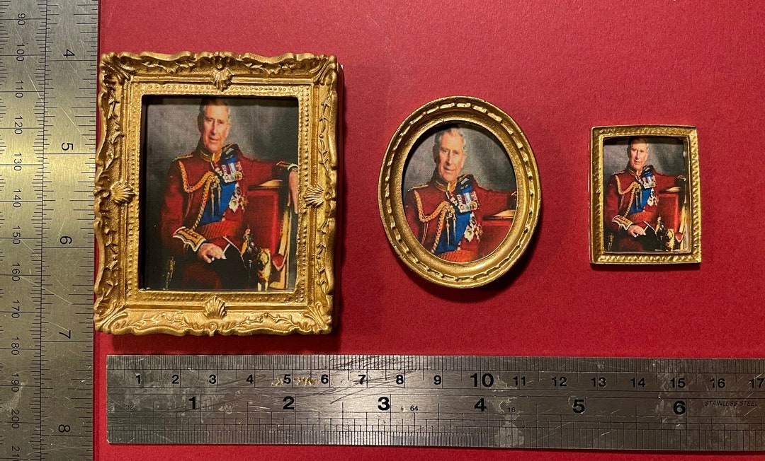 Dolls House Miniatures - Royal - King Charles III - Picture X 1 - Etsy