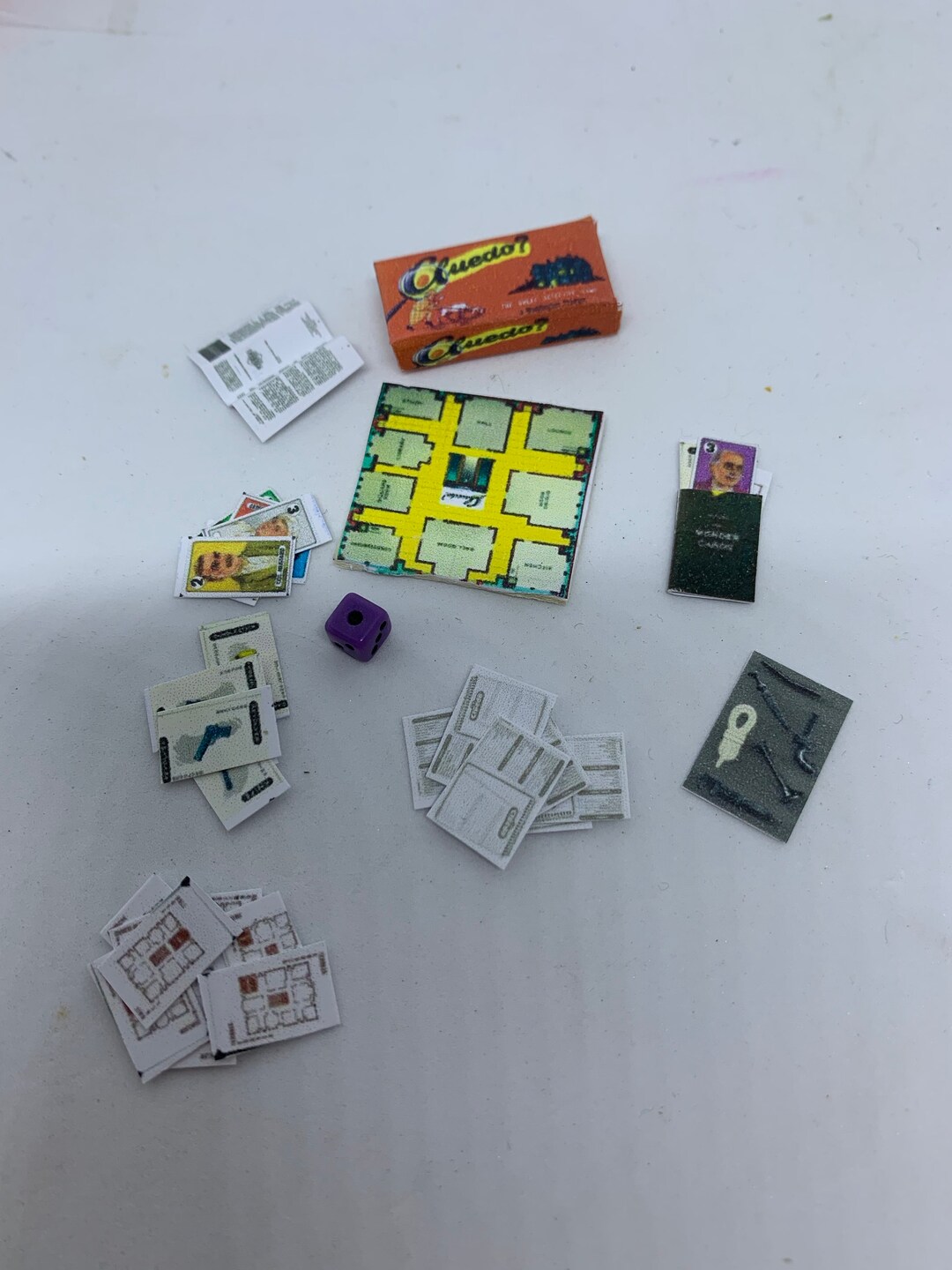 Dolls House Miniatures - Cluedo Set - Etsy