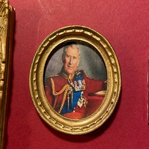 Dolls House Miniatures - Royal - King Charles III - Picture X 1 - Etsy