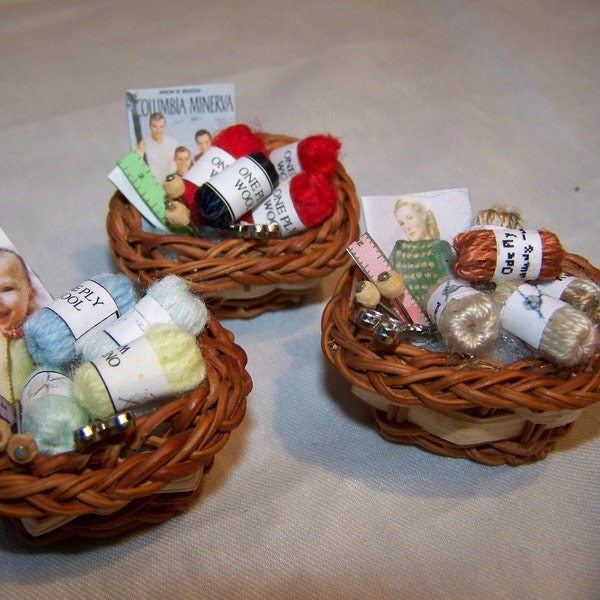 Miniature Knitting - Etsy