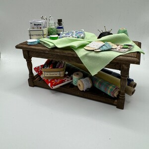 Dolls House Miniatures 1/12th Haberdashery Table - Etsy