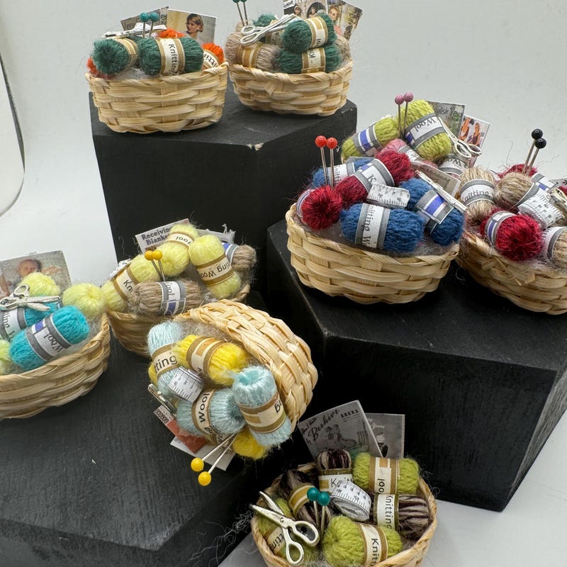 Miniature Knitting - Etsy