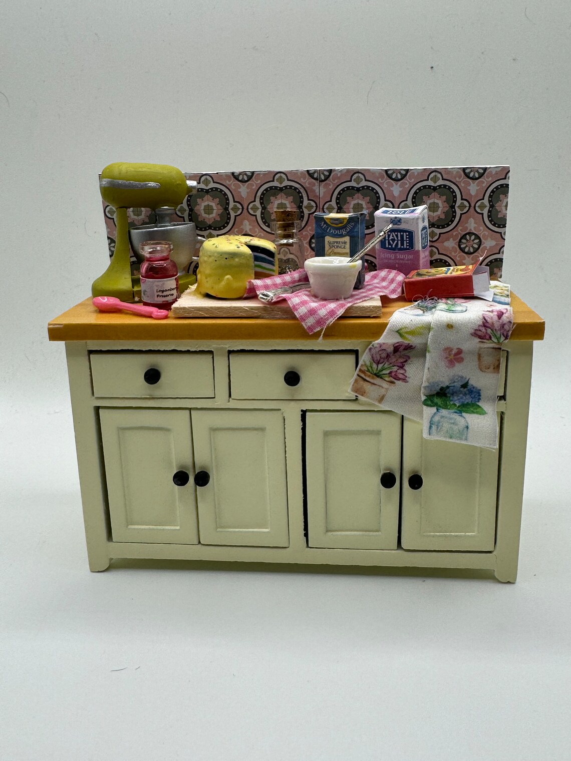 Dolls House Miniatures - 1/12 Kitchen Preparation Table Counter - Etsy