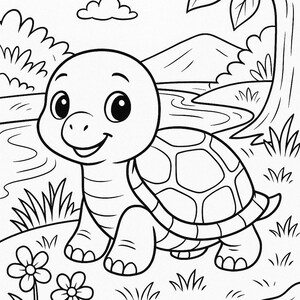 Cute Animal Coloring Pages for Kids – 22 Printable Designs (ZIP ...