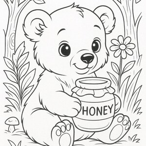 Cute Animal Coloring Pages for Kids – 22 Printable Designs (ZIP ...