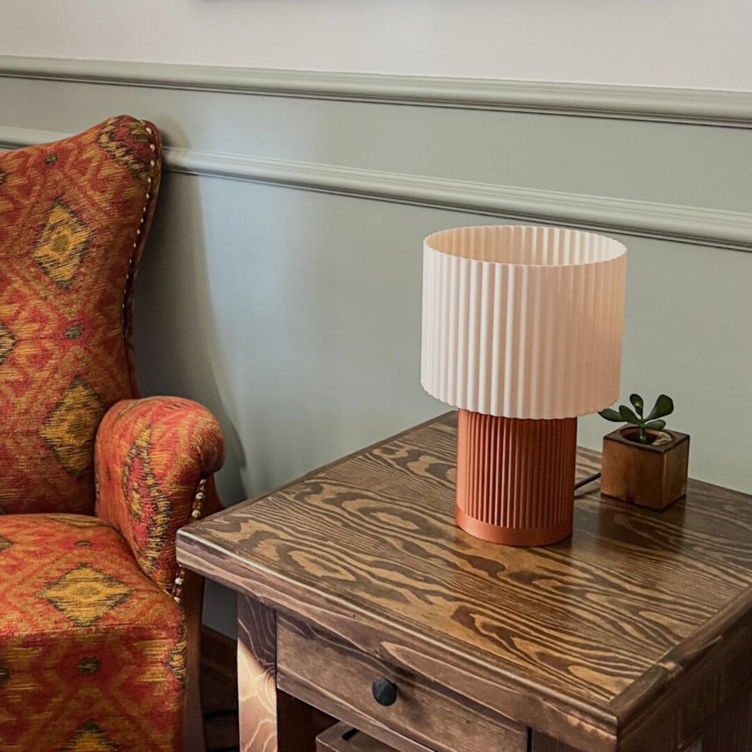 Phoebe – Beige Shade Table Lamp | Minimalist Lighting | Eco-friendly ...