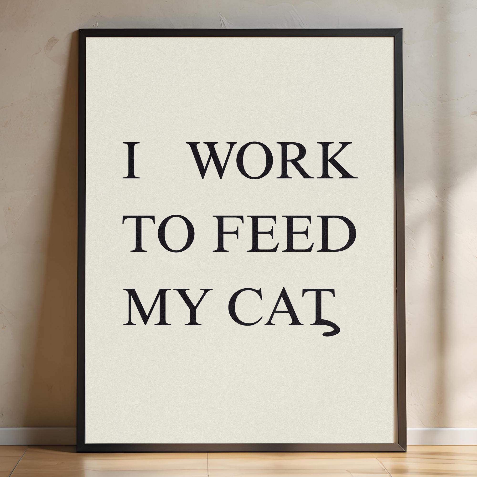 Elevate Your Workspace With Motivational Phrase for Cat Lovers ...