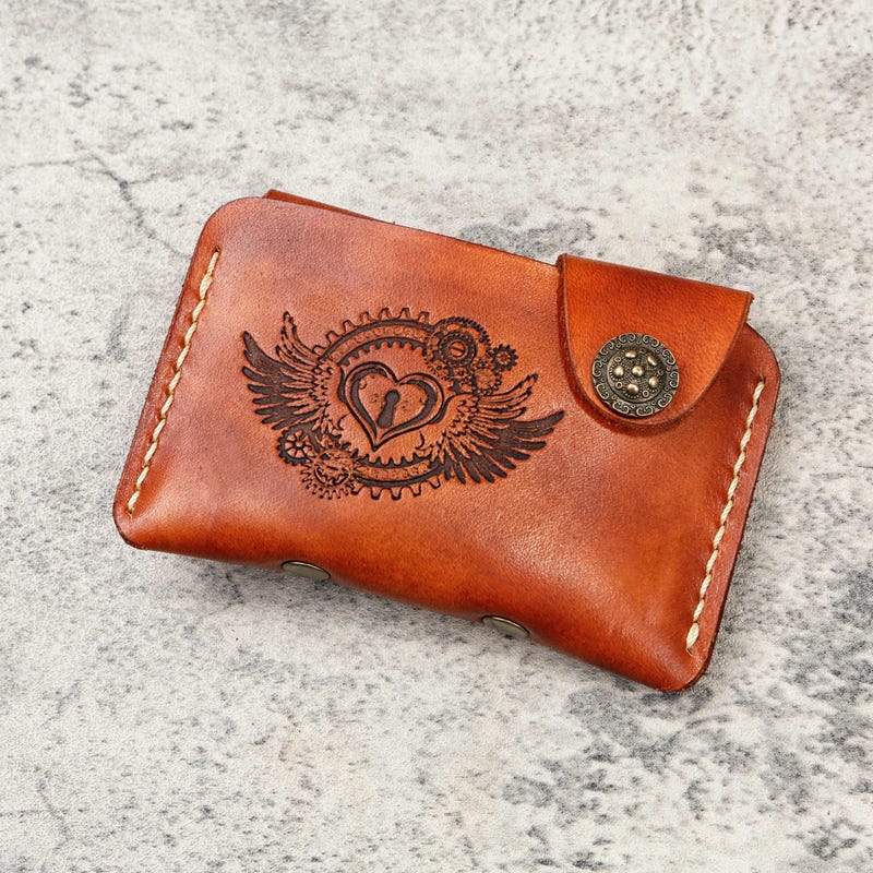 Steampunk Wallet - Etsy