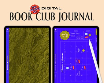 Digital Reading Journal Reading Tracker Reading List Book - Etsy