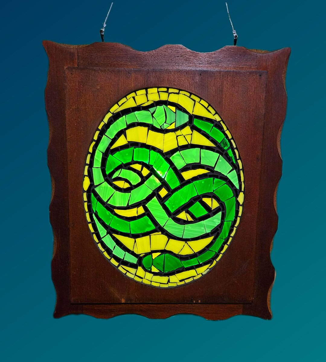 Auryn Symbol From the Neverending Story 8×10 Stained Glass Mosaic ...