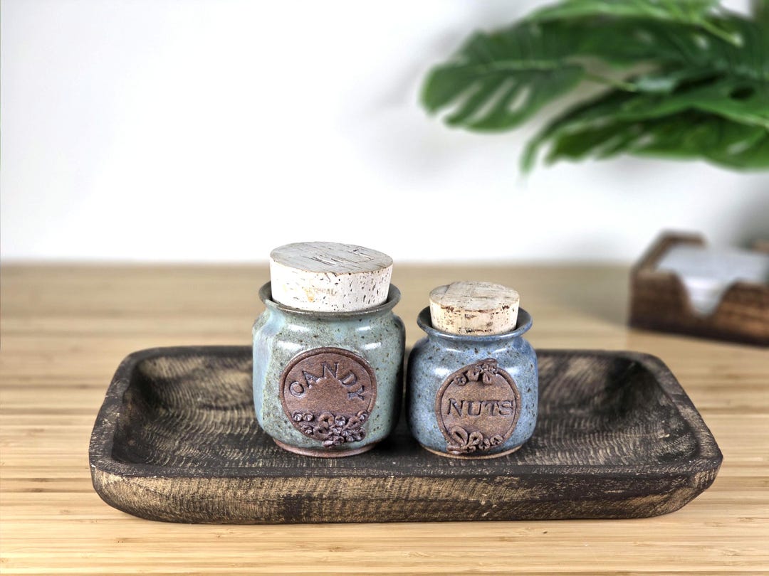 Vintage Sandi Gordon Handmade Pottery Jars Signed by Artist - Etsy