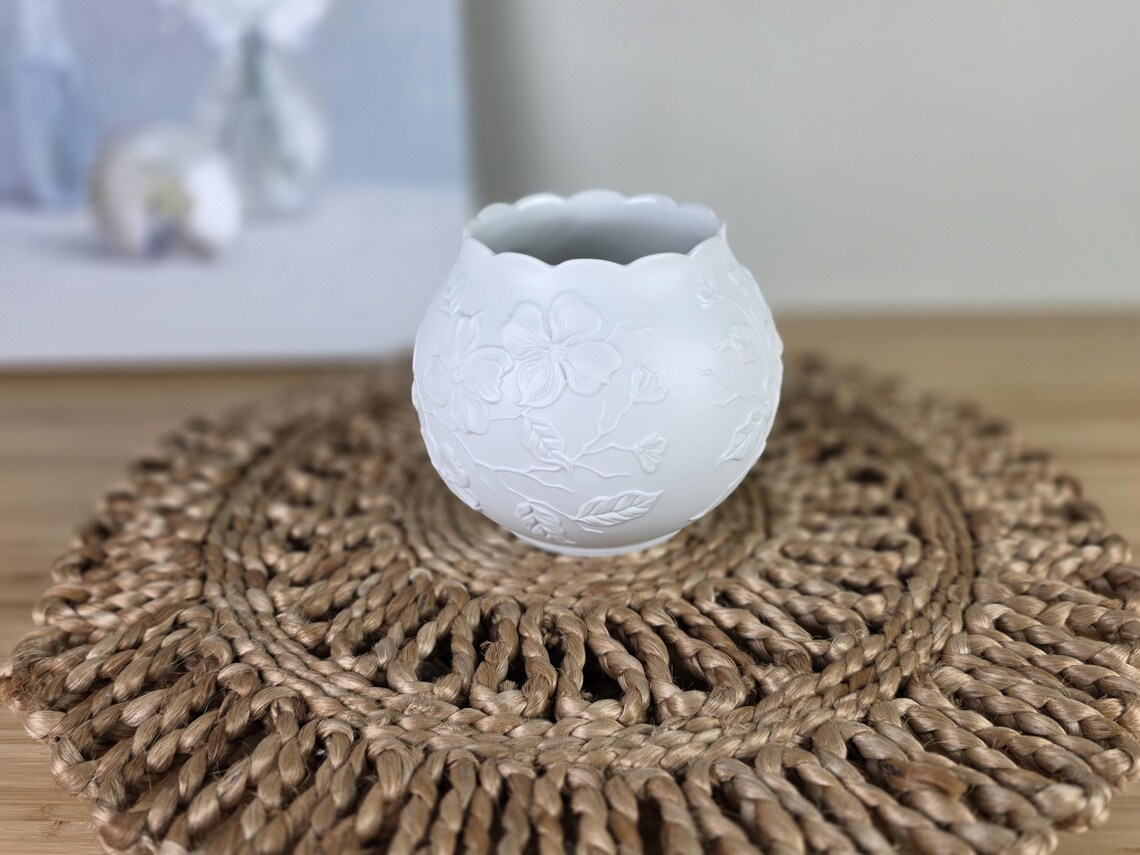 Vintage Kaiser Dogwood Bowl Vase M Frey 653 Made in Germany - Etsy