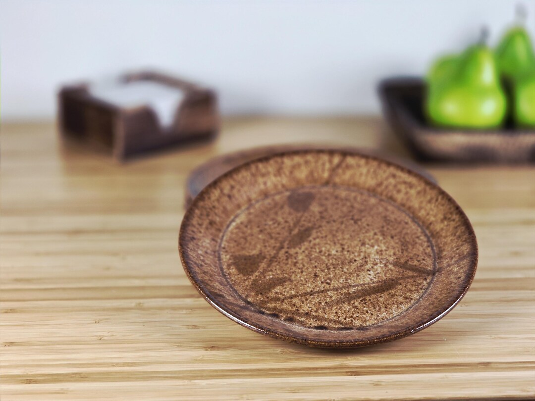 Vintage Studio Pottery by John Ward (montana) Signed Ceramic Plate Set ...