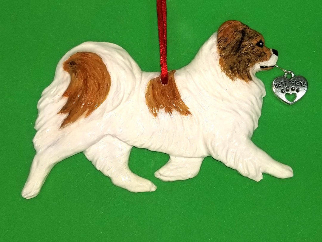 Tibetan Spaniel Christmas Ornament/hot Diggity/home and Living/home ...