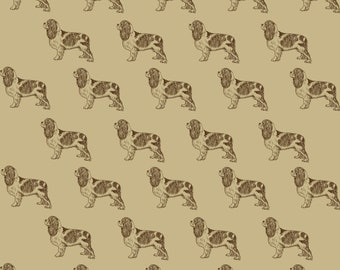 Cavalier King Charles Fabric Cavalier King Charles Spaniel - Etsy