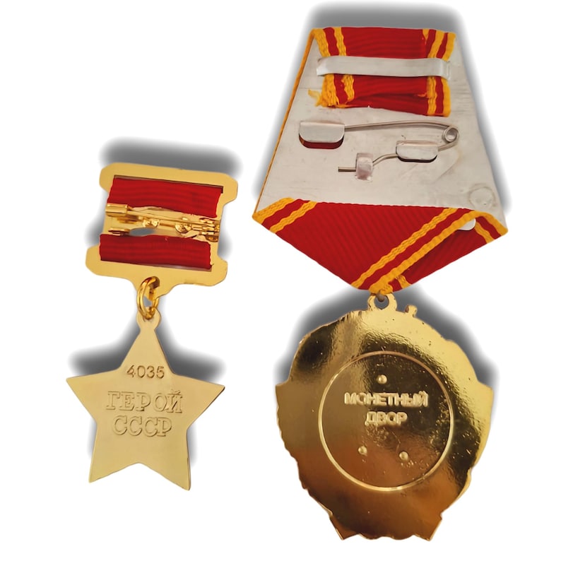 Soviet Hero of the Soviet Union & Order of Lenin Medal Set – USSR ...