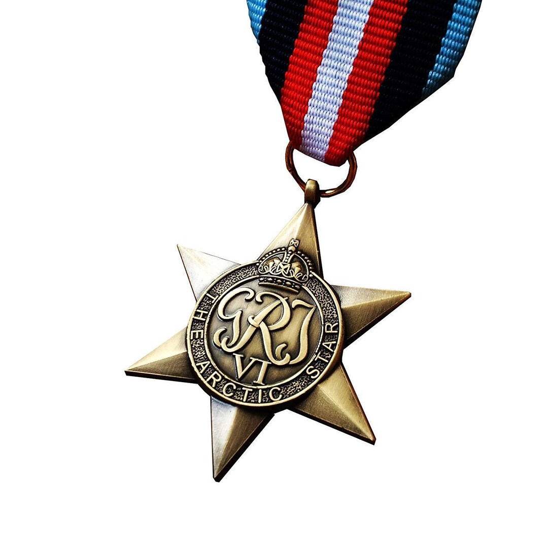 Arctic Star WW2 Military Medal Arctic Convoy British Commonwealth Rare ...