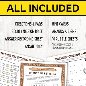 Ancient Egypt Escape Room Game for Kids Egyptian Birthday Printable ...