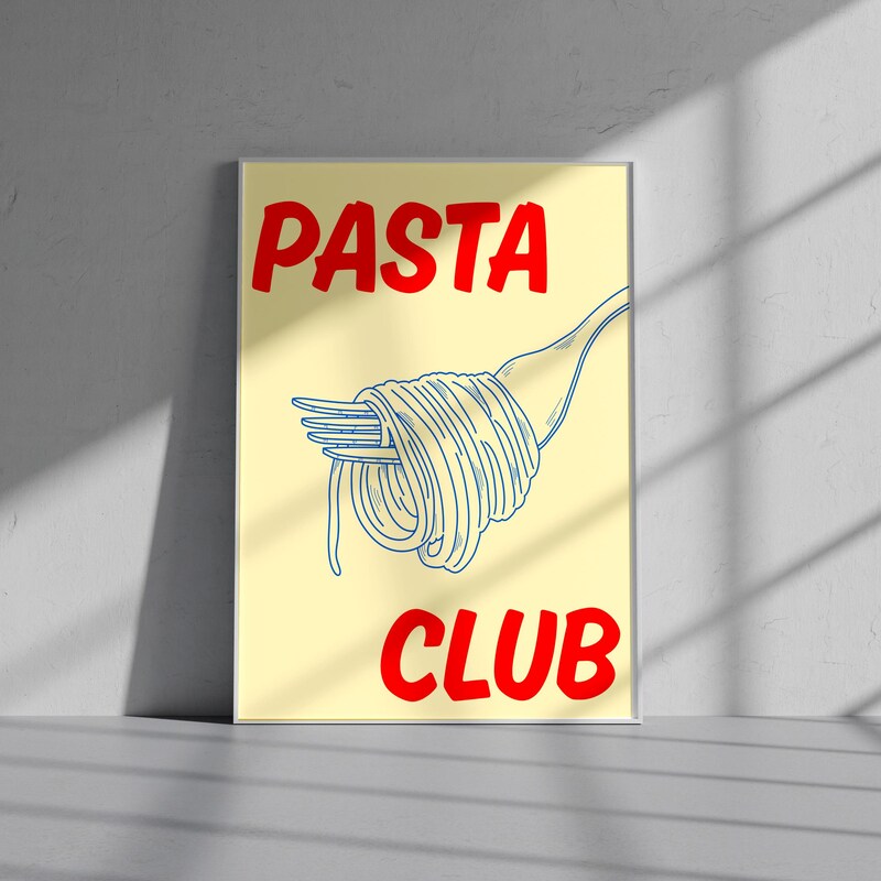 Pasta Poster - Etsy