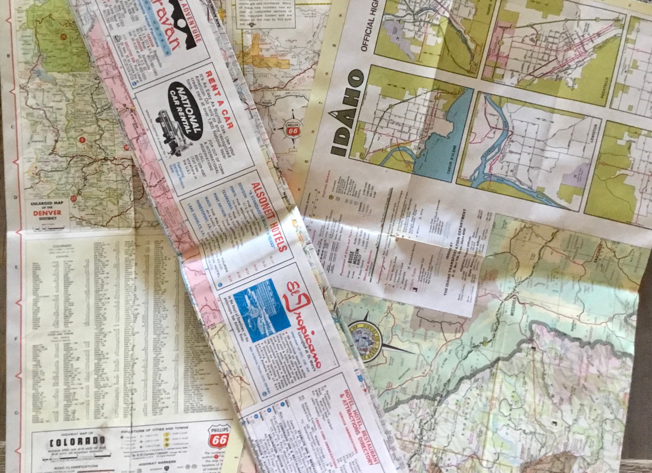 Vintage Paper Road Maps Set Of 3 Etsy vintage-paper-road-maps-set-of-3-etsy